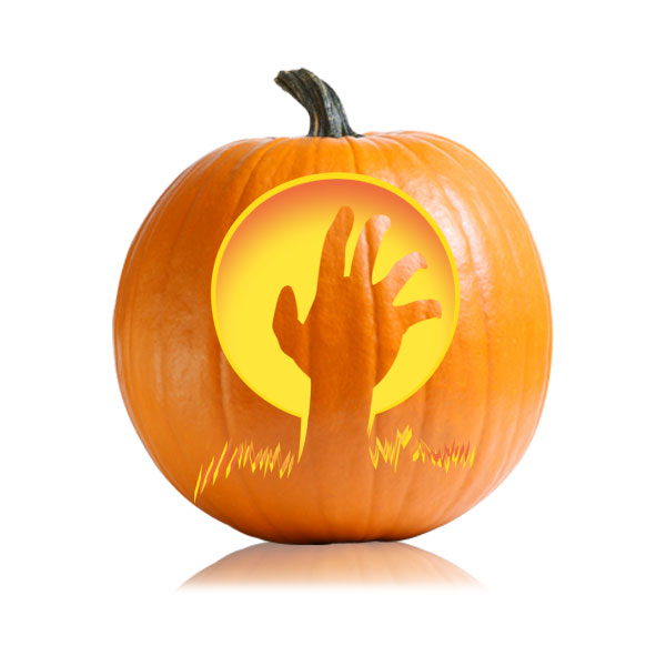 Zombie Hand Pumpkin Stencil Ultimate Pumpkin Stencils