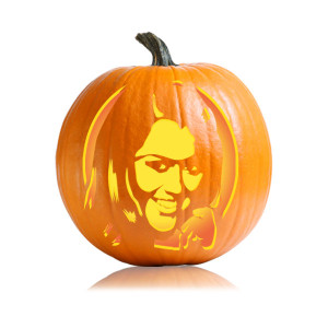 Miley Cyrus Pumpkin Carving Stencil - Ultimate Pumpkin Stencils