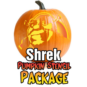 Shrek Pumpkin Package - Ultimate Pumpkin Stencils