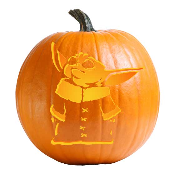 Easy Baby Yoda Pumpkin Captions Hunter
